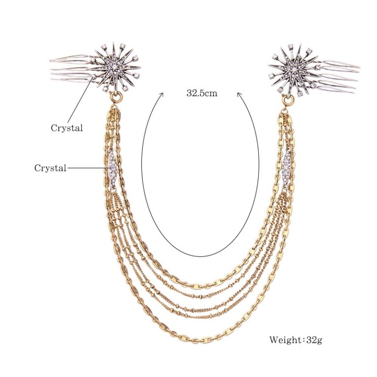 Multi-Layer Chain Hair Band for Women | Glamorize Yourself